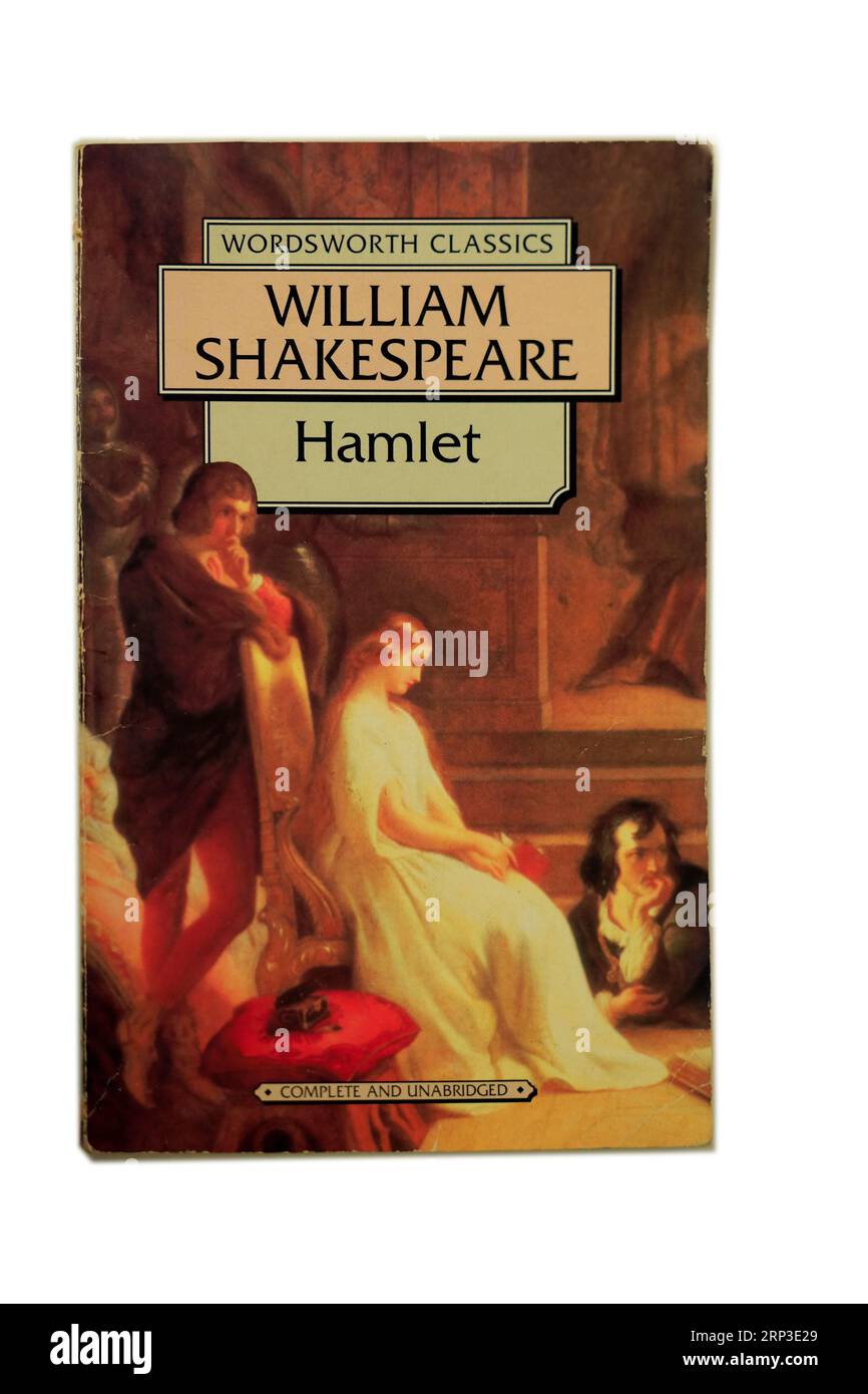 Hamlet book cover hi-res stock photography and images - Alamy