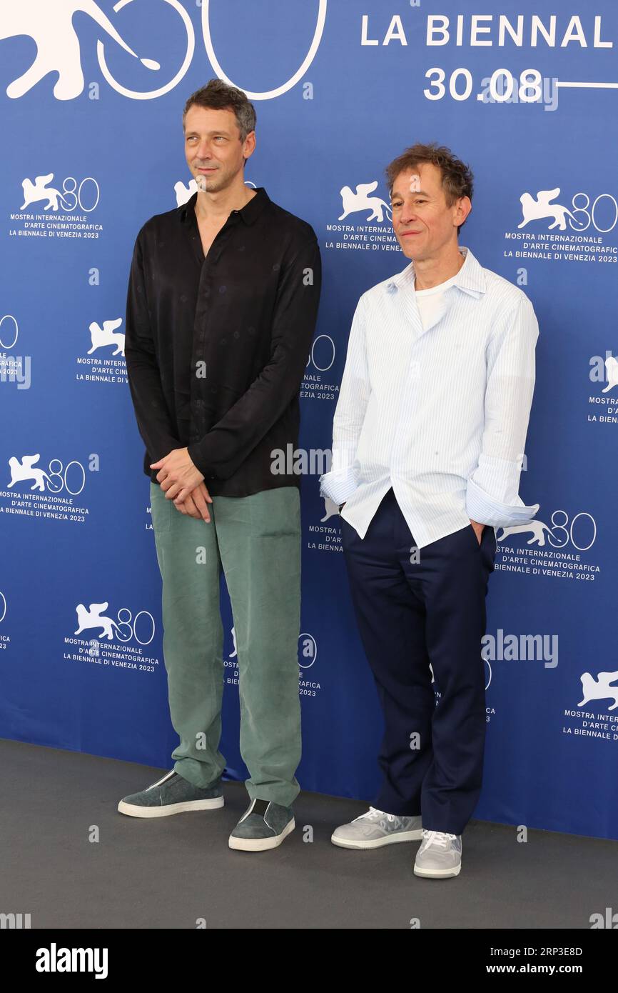 Venice, Italy, 3rd September, 2023. Justin Taurand and Director ...