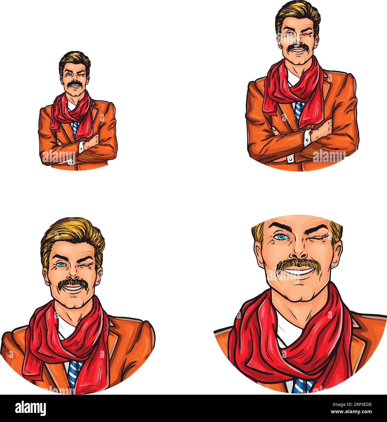 Aged face Stock Vector Images - Alamy