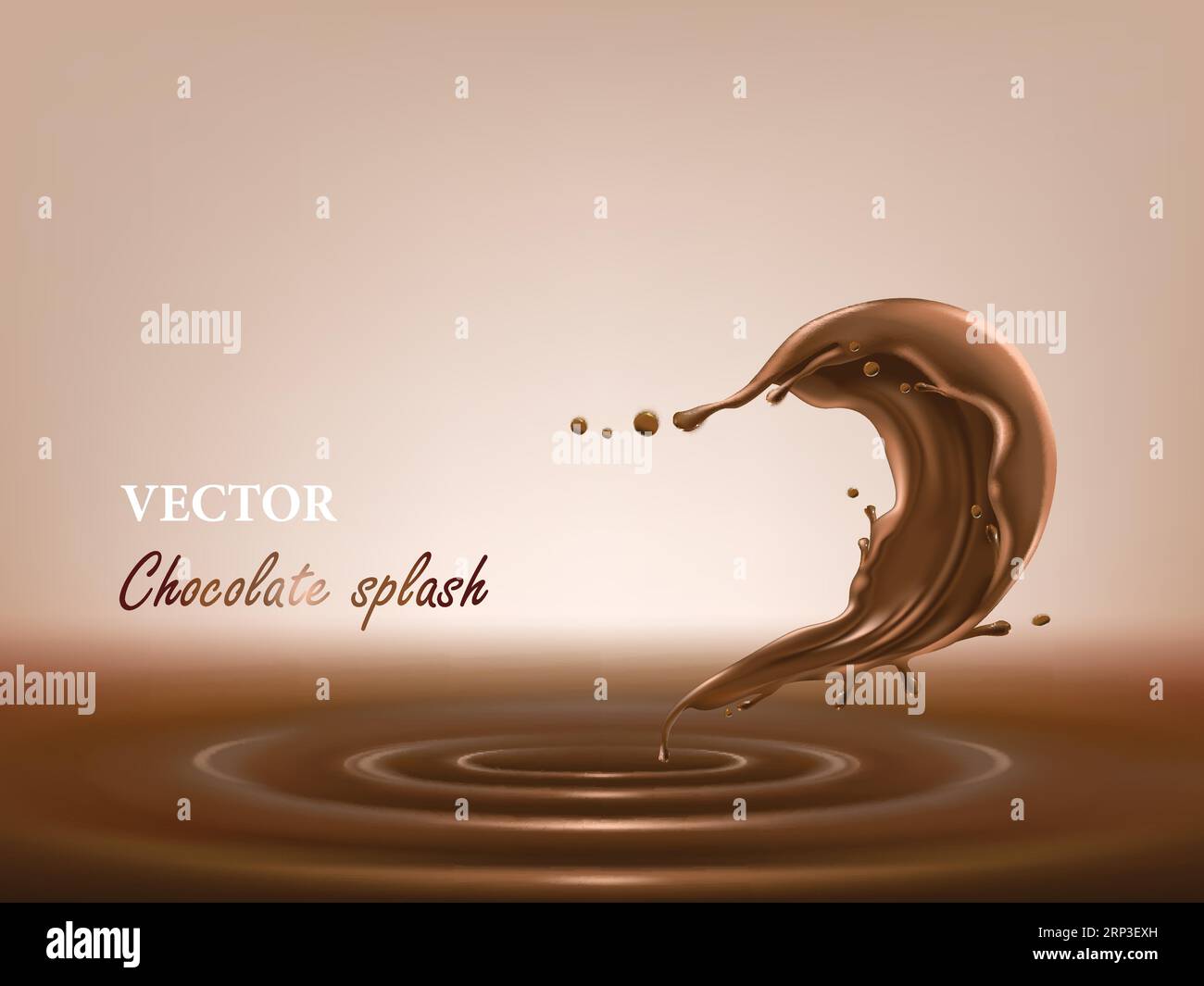 Melted Chocolate Splash