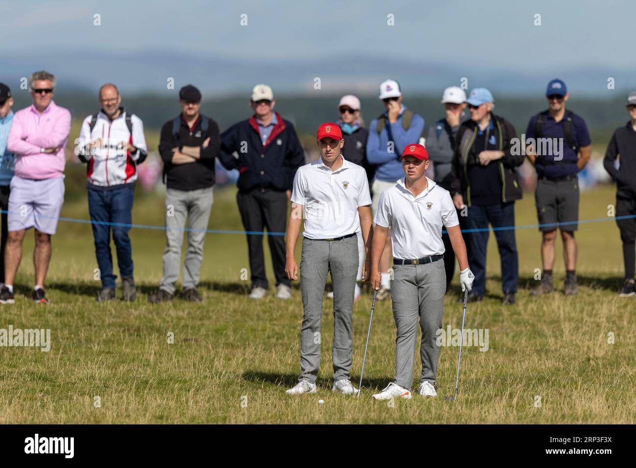 Ben James (left) and Caleb Surratt during day two of the 2023 Walker ...