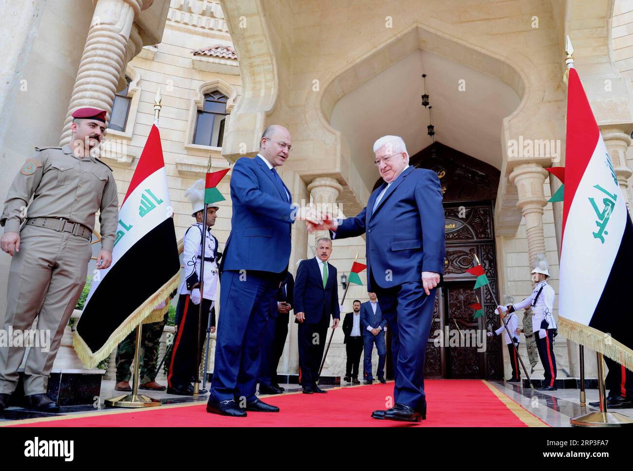 (181003) -- BAGHDAD, Oct. 3, 2018 -- The new Iraqi President Barham ...