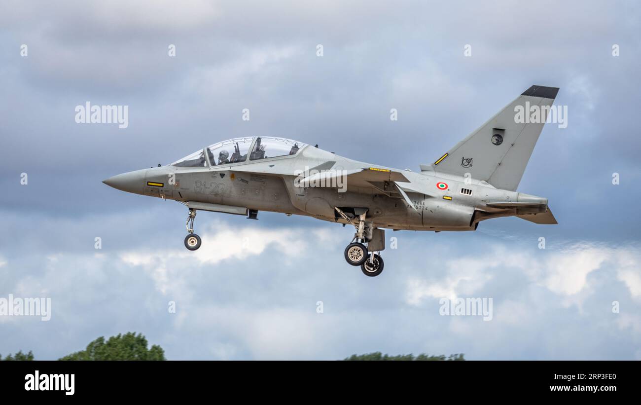 Italian Air Force - Leonardo M-346 Master, arriving at RAF Fairford for ...