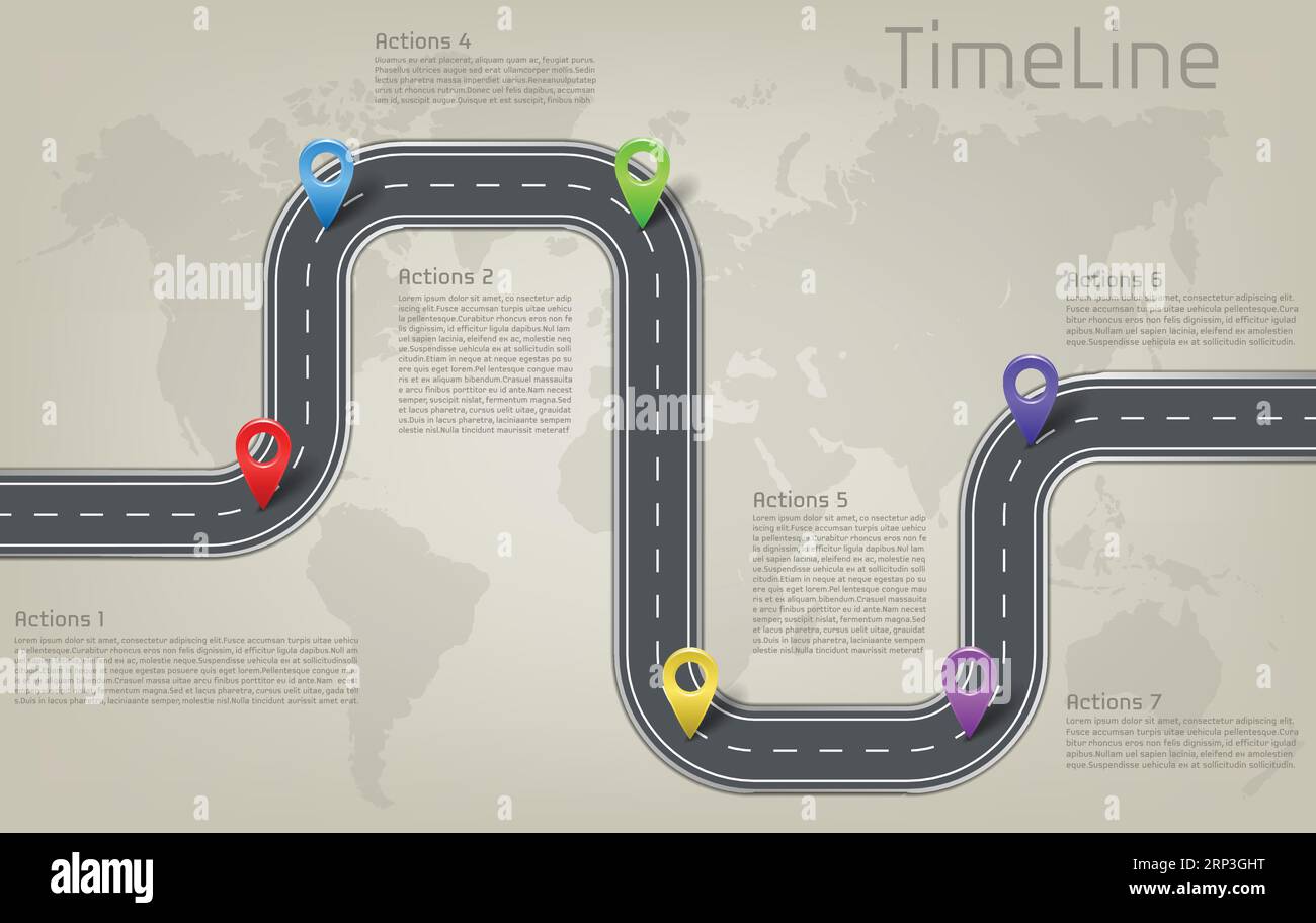 Milestone on road Stock Vector Images - Alamy