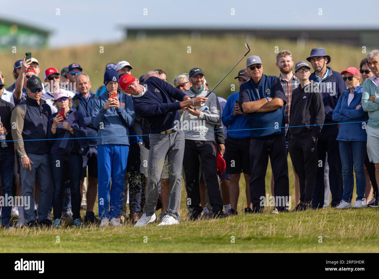 Nick Dunlop of the USA during day two of the 2023 Walker Cup at St ...
