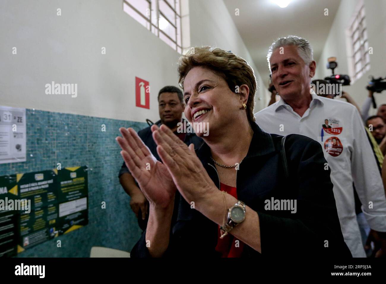 (181007) -- BELO HORIZONTE, Oct. 7, 2018 -- Former Brazilian President ...