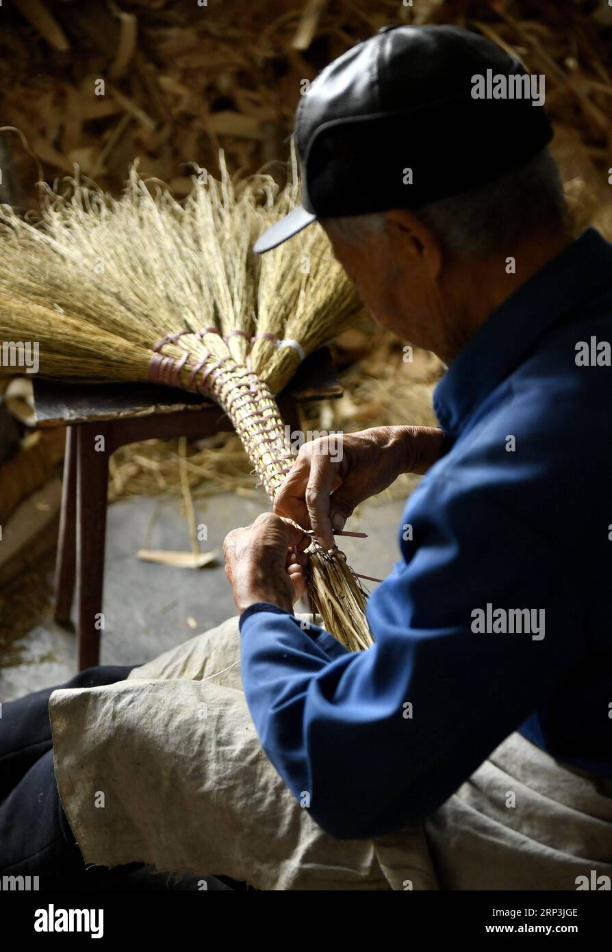 Broomsticks set hi-res stock photography and images - Alamy