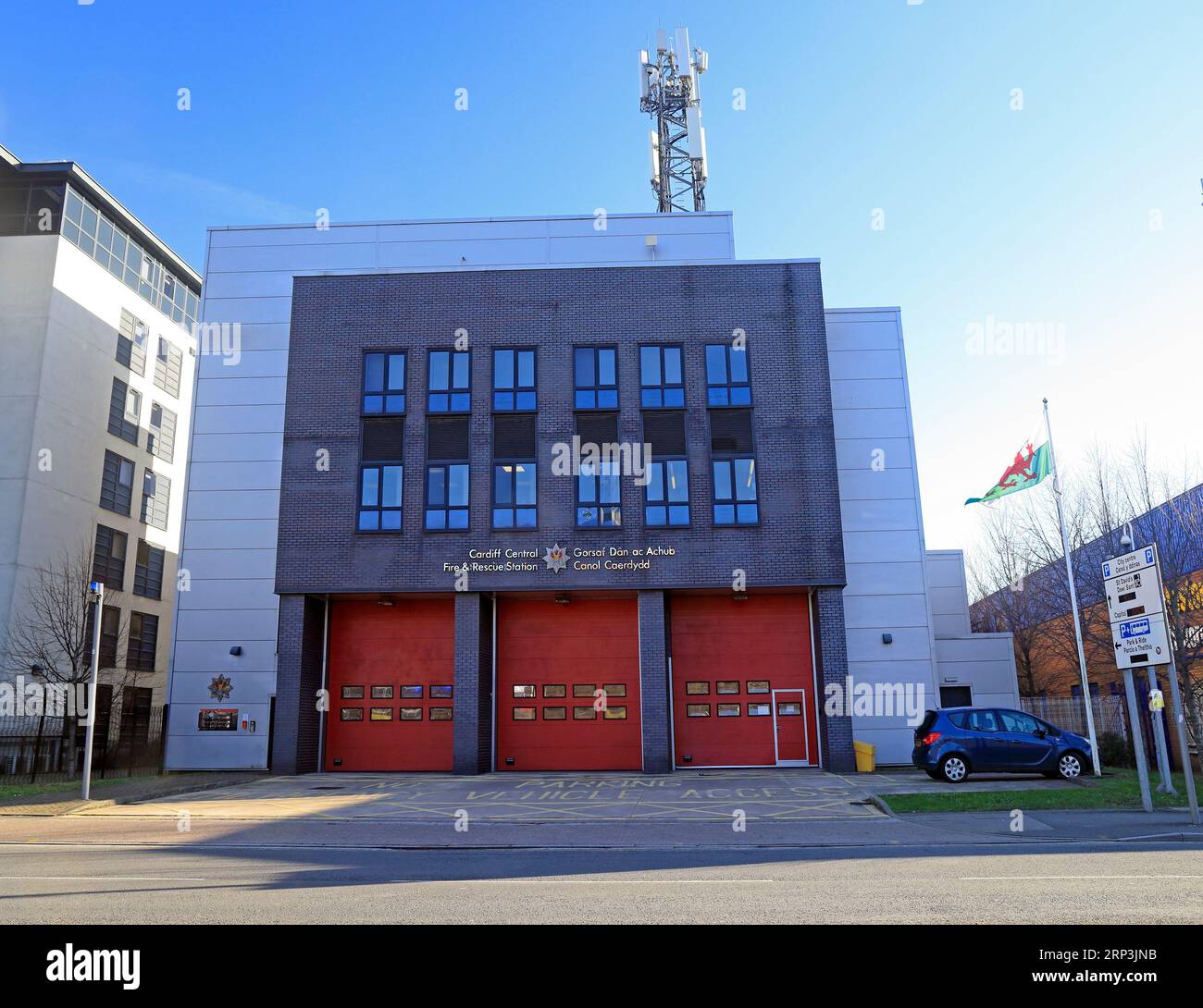 Cardiff Central Fire Station. 2023 Stock Photo - Alamy