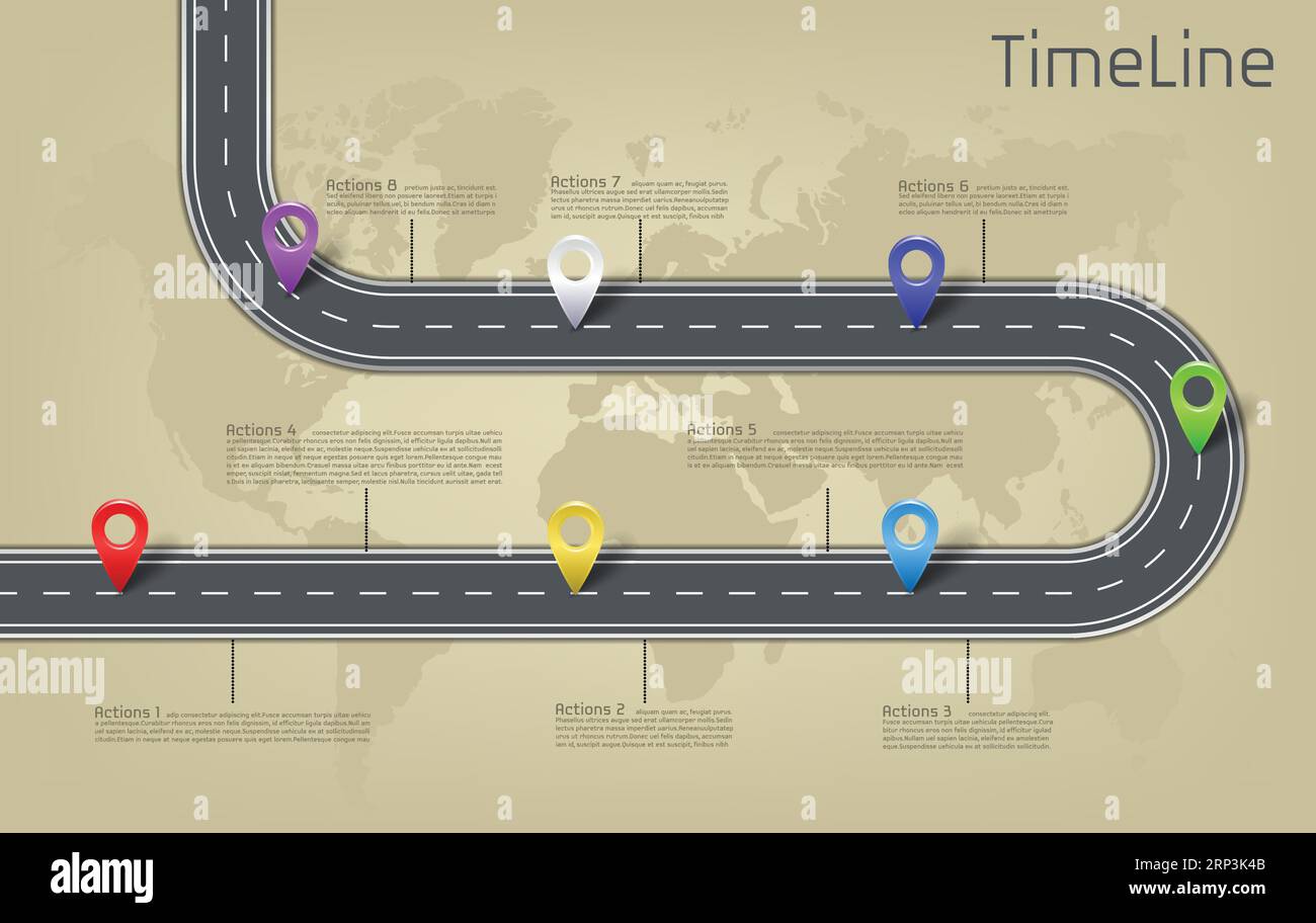 Milestone on road Stock Vector Images - Alamy