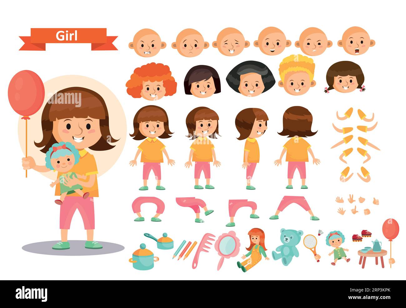 Doll pose Stock Vector Images - Alamy