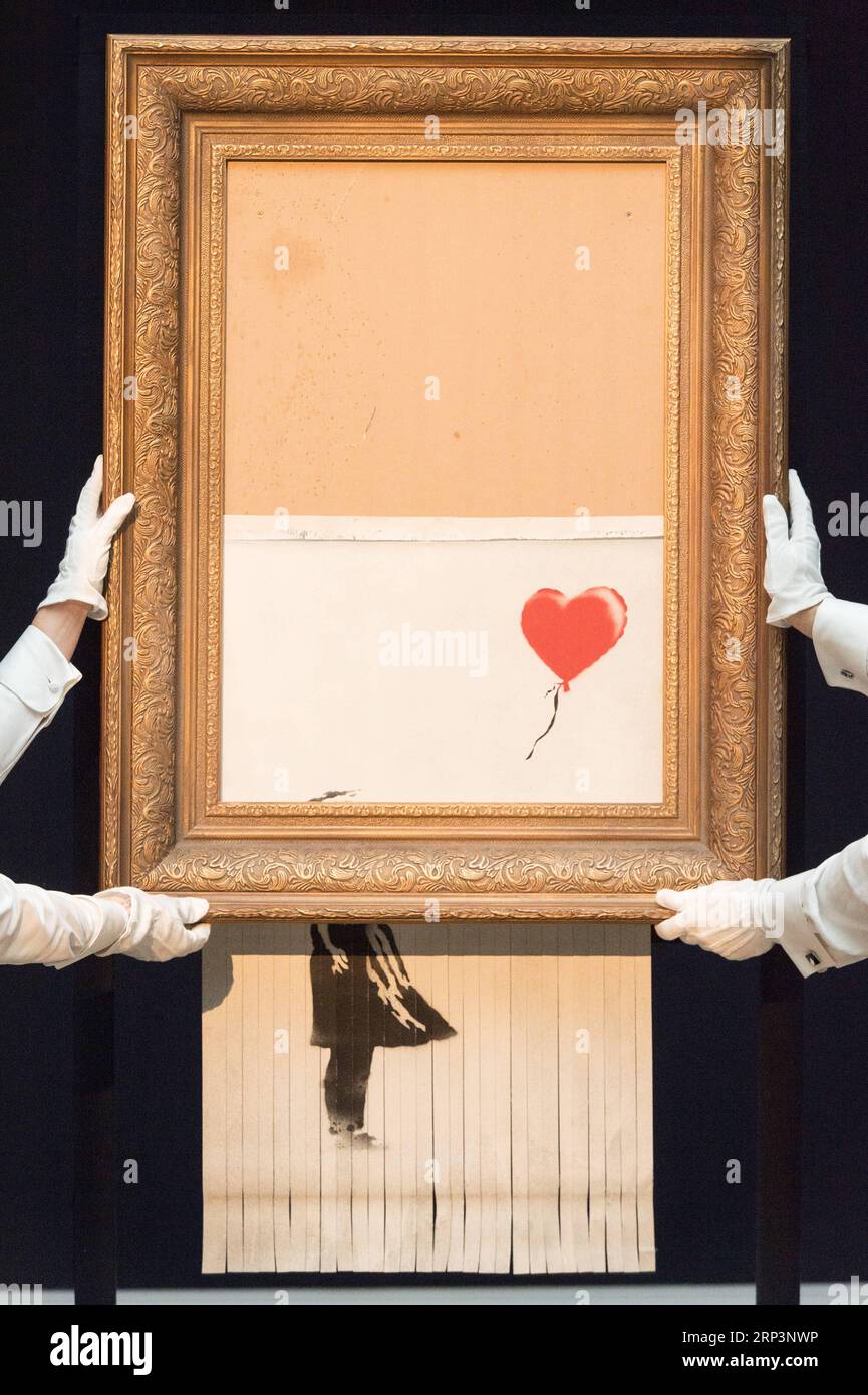 Banksy london balloon hi-res stock photography and images - Alamy