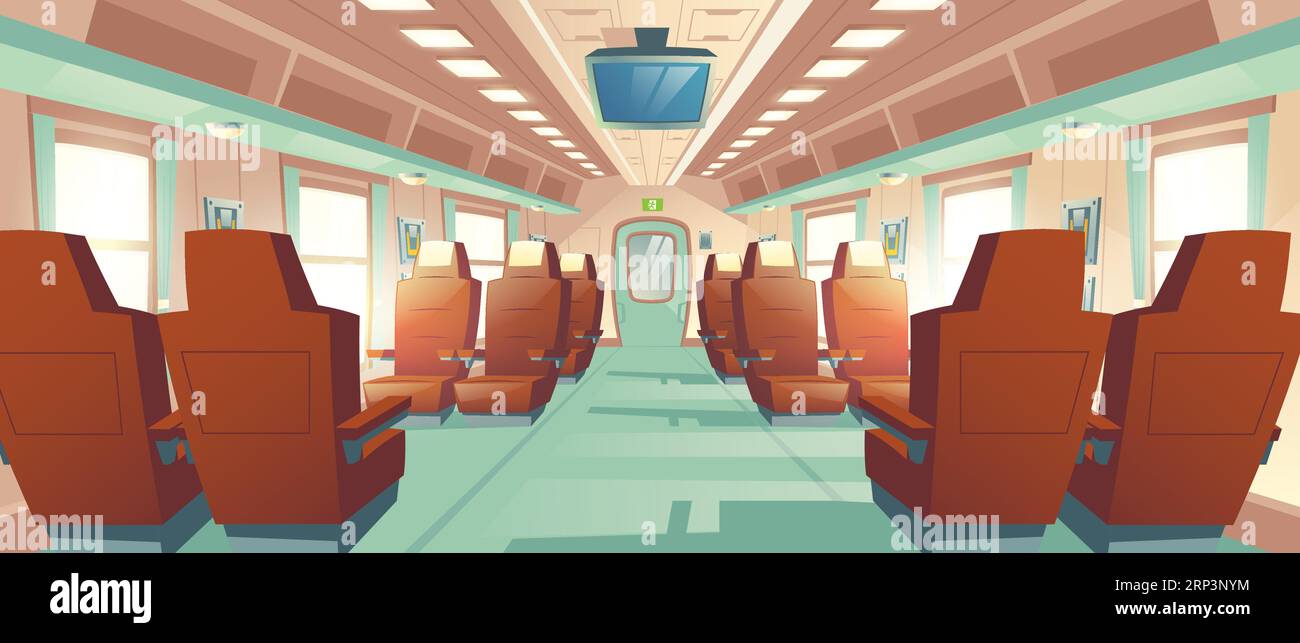 First class train carriage seat Stock Vector Images - Alamy