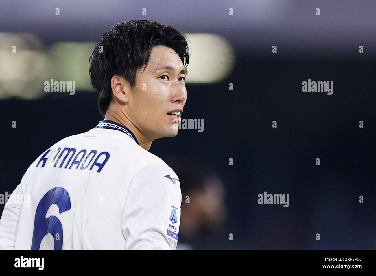 Lazio's Japanese midfielder Daichi Kamada looks during the Serie A ...