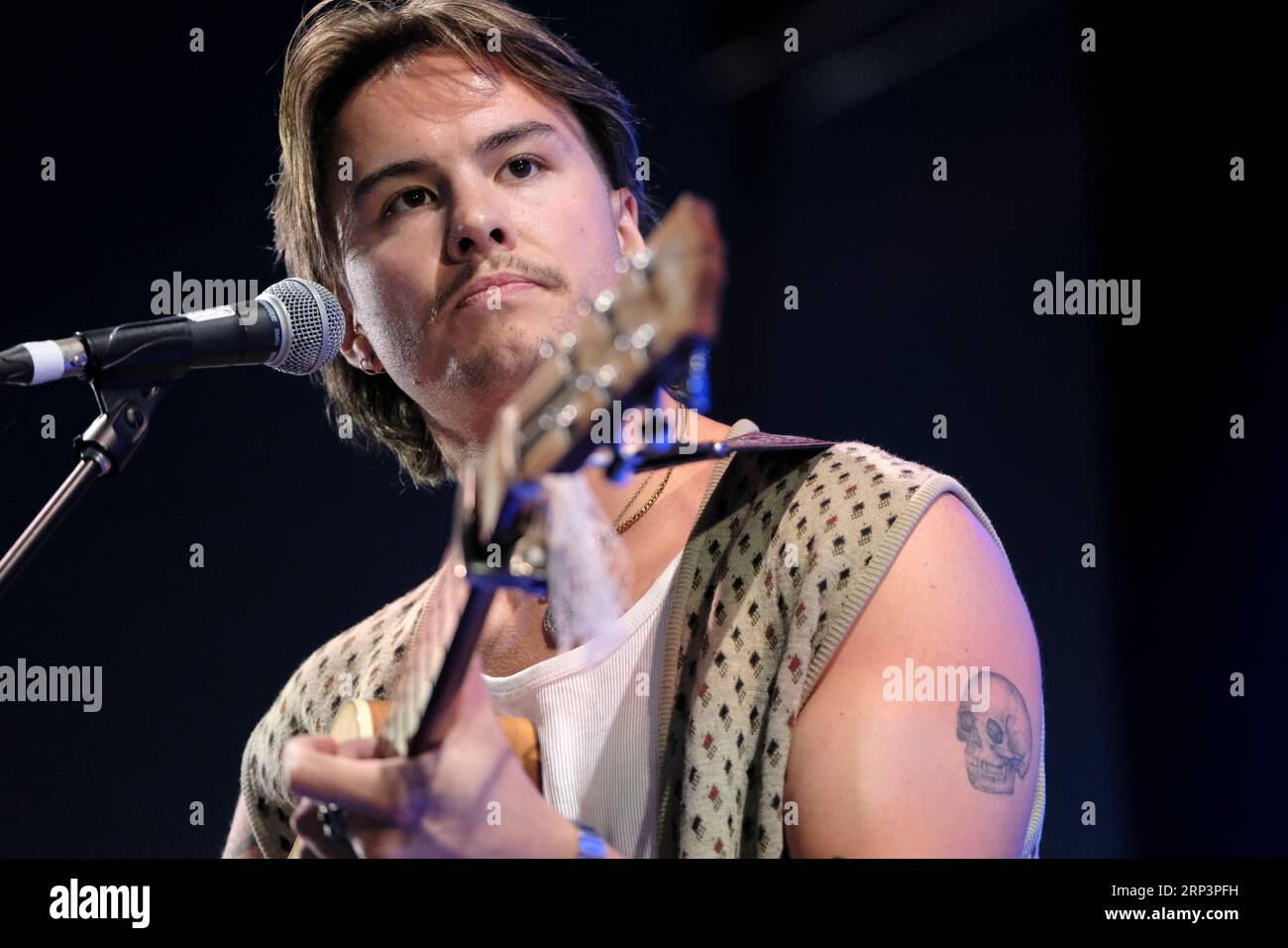 Jedburgh, UK. 03rd Sep, 2023. EdgeFest 2023, Music Festival. Singer ...