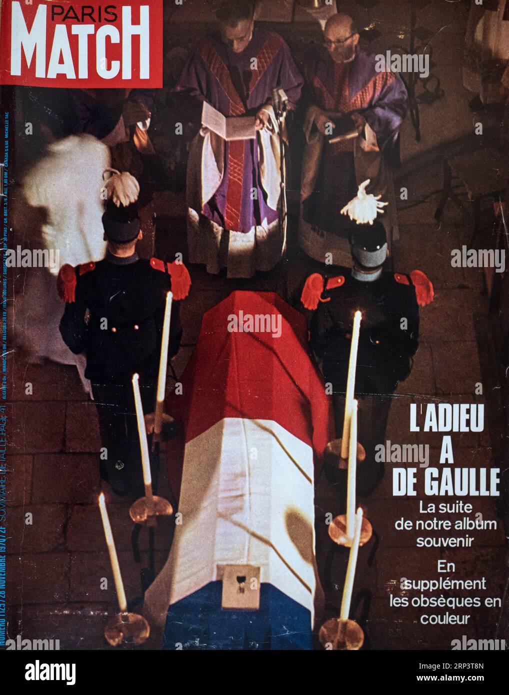 DE GAULLE DEATH PARIS MATCH FRONT PAGE NOVEMBER 1970 - FRENCH HISTRORY ... DE GAULLE DEATH PARIS MATCH FRONT PAGE NOVEMBER 1970 - FRENCH HISTRORY ...