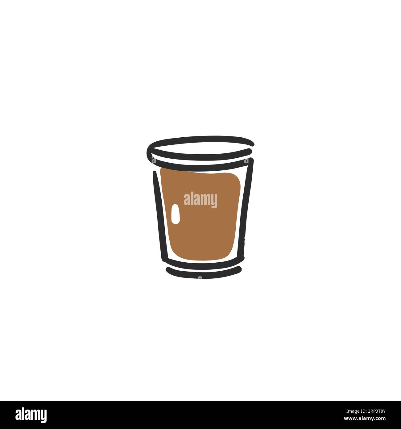 Hand drawn vector abstract graphic doodle minimalistic line ...