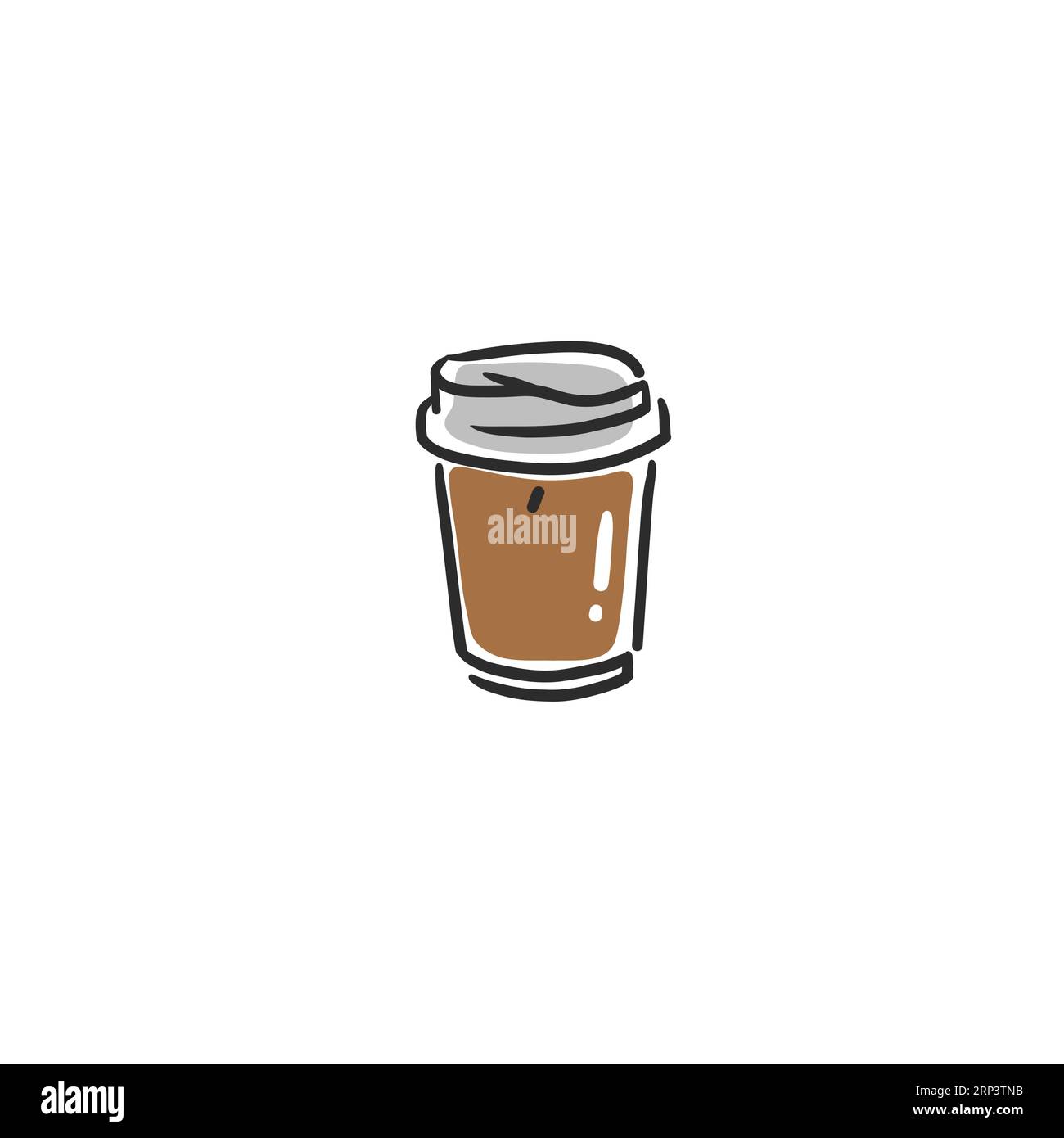 Hand drawn vector abstract graphic doodle minimalistic line ...