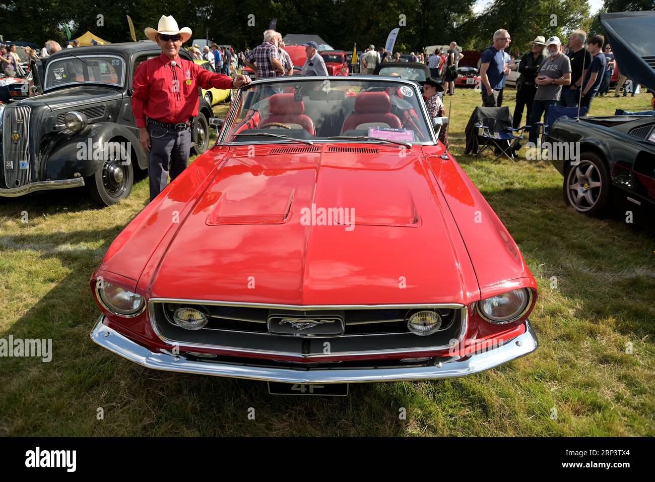 1960's Ford Mustang Convertible at Redbourn Motor Show Stock Photo - Alamy