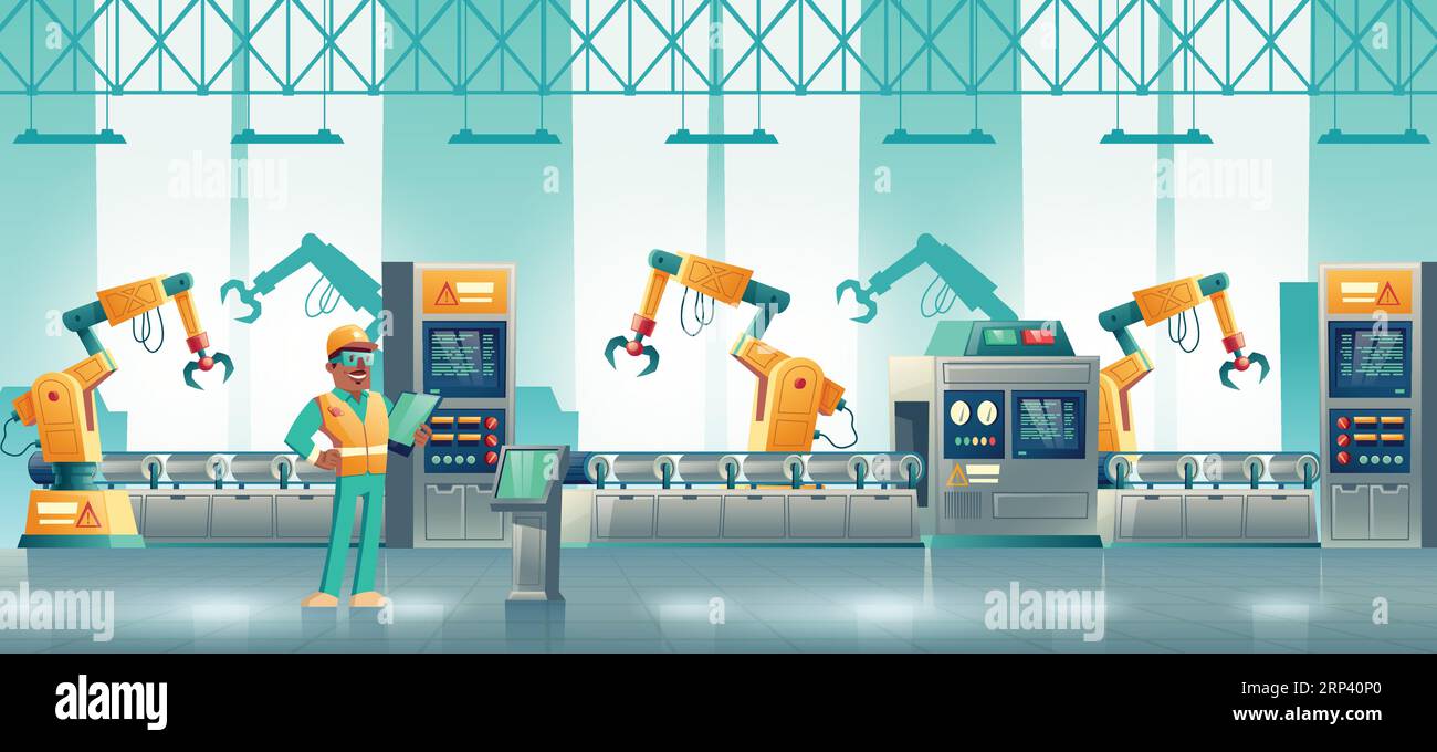 Numerical control machine tool Stock Vector Images - Alamy