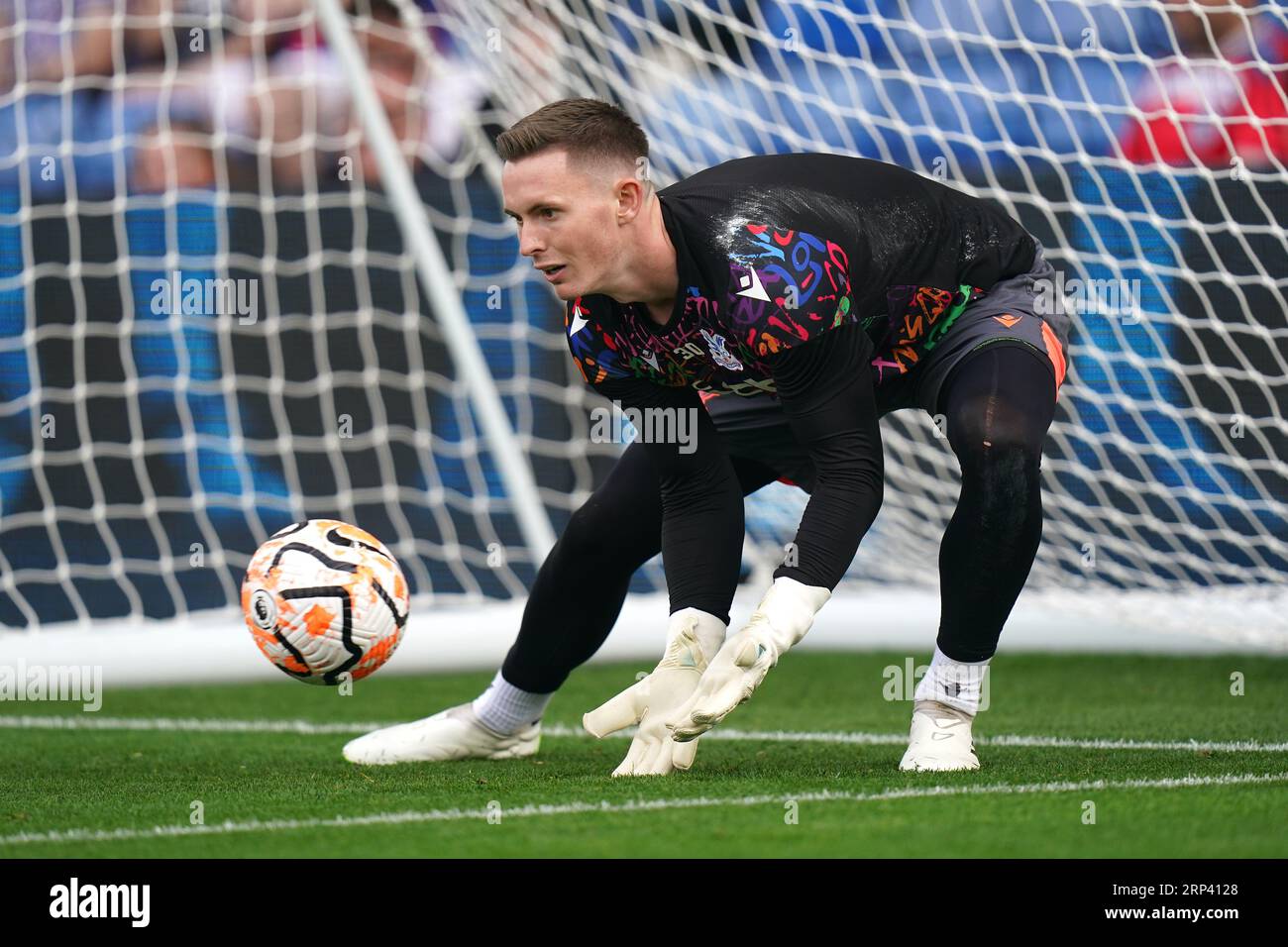 Crystal Palace goalkeeper Dean Henderson during the Premier League ...