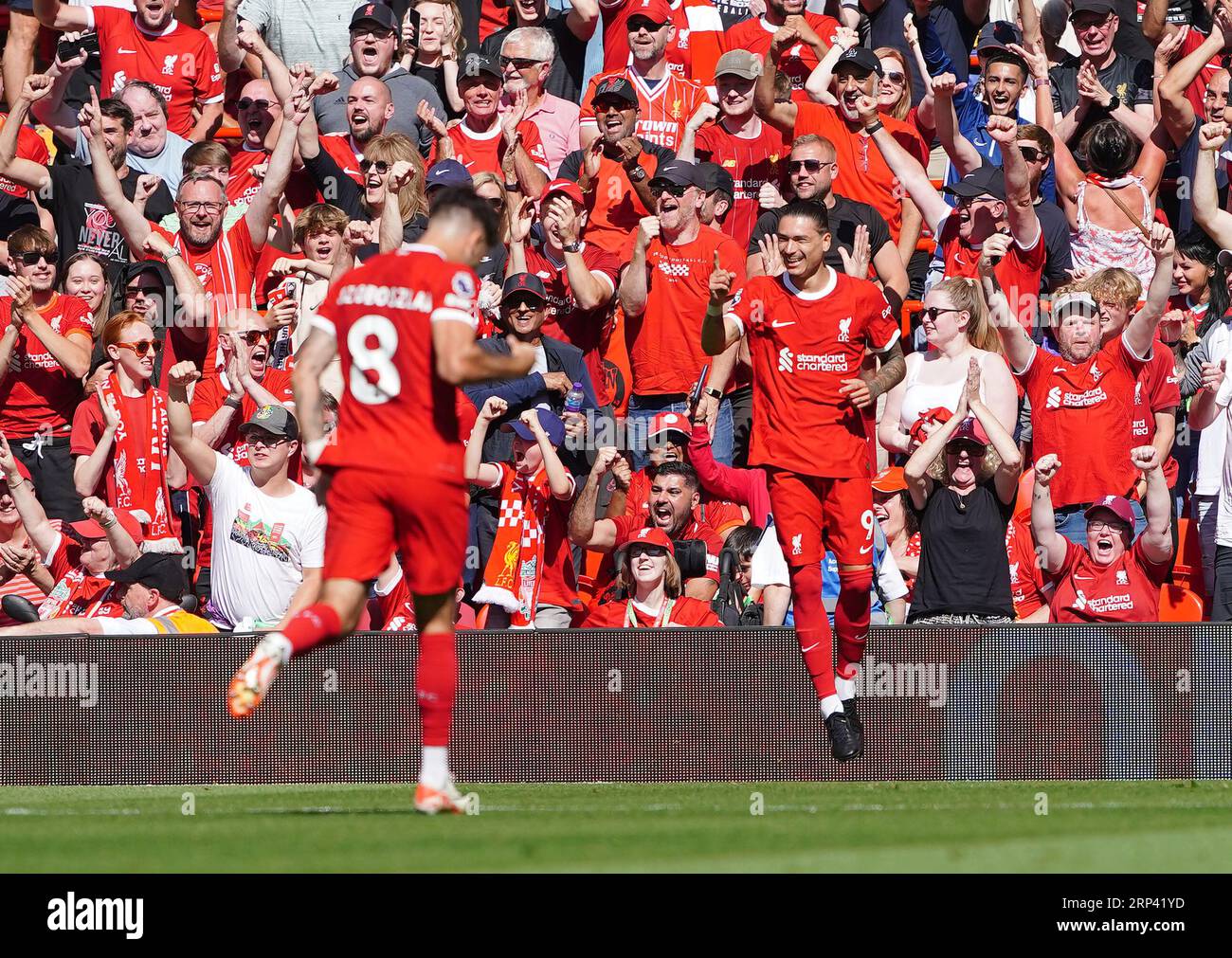 Matty cash goal celebration hi-res stock photography and images - Alamy