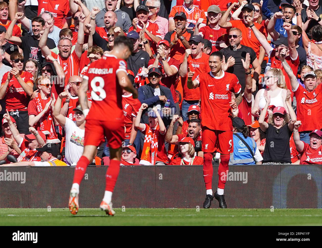 Matty cash goal celebration hi-res stock photography and images - Alamy