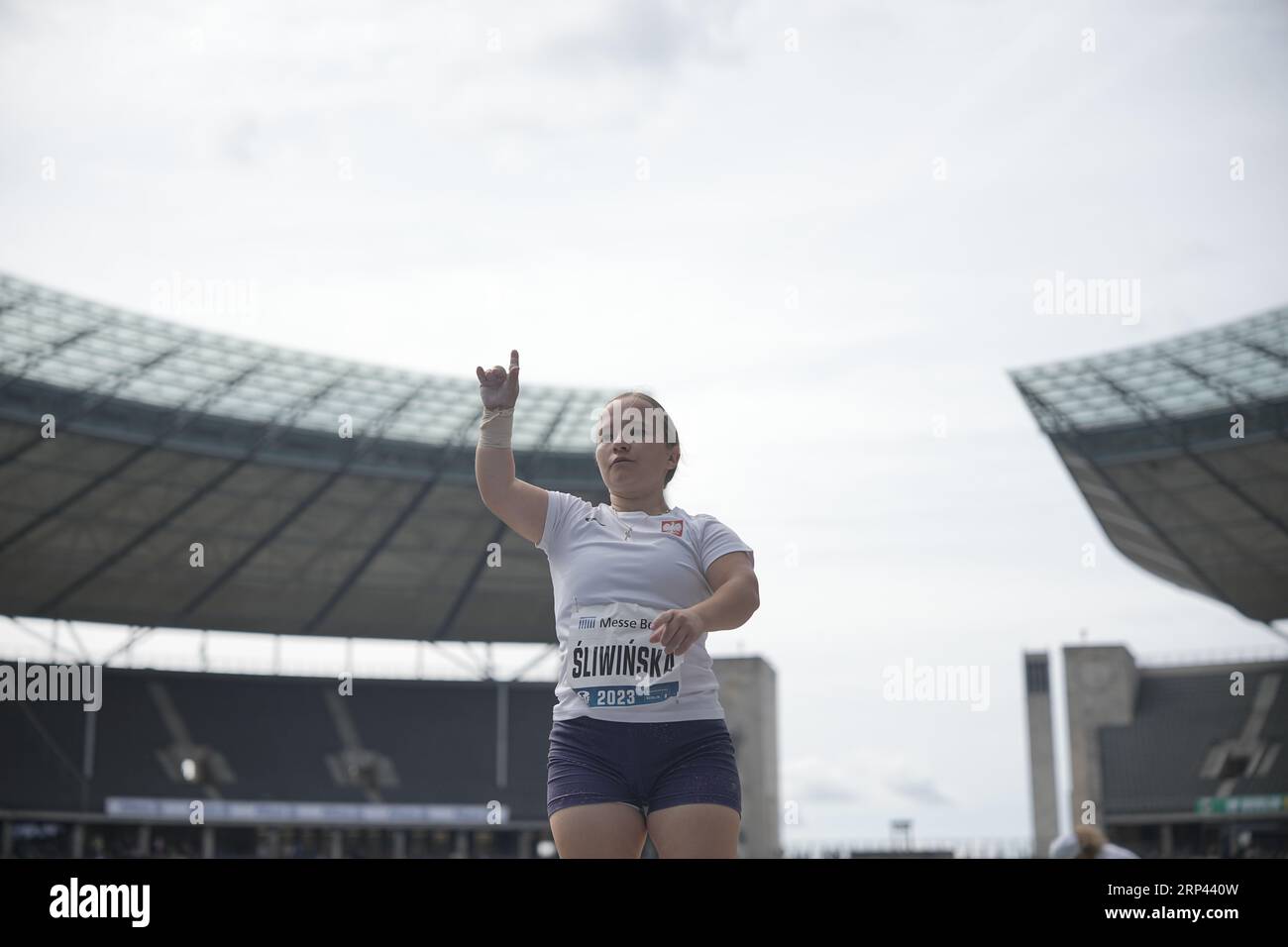 Berlin, Germany. 03rd Sep, 2023. Athletics, Meeting, ISTAF: Shot put ...
