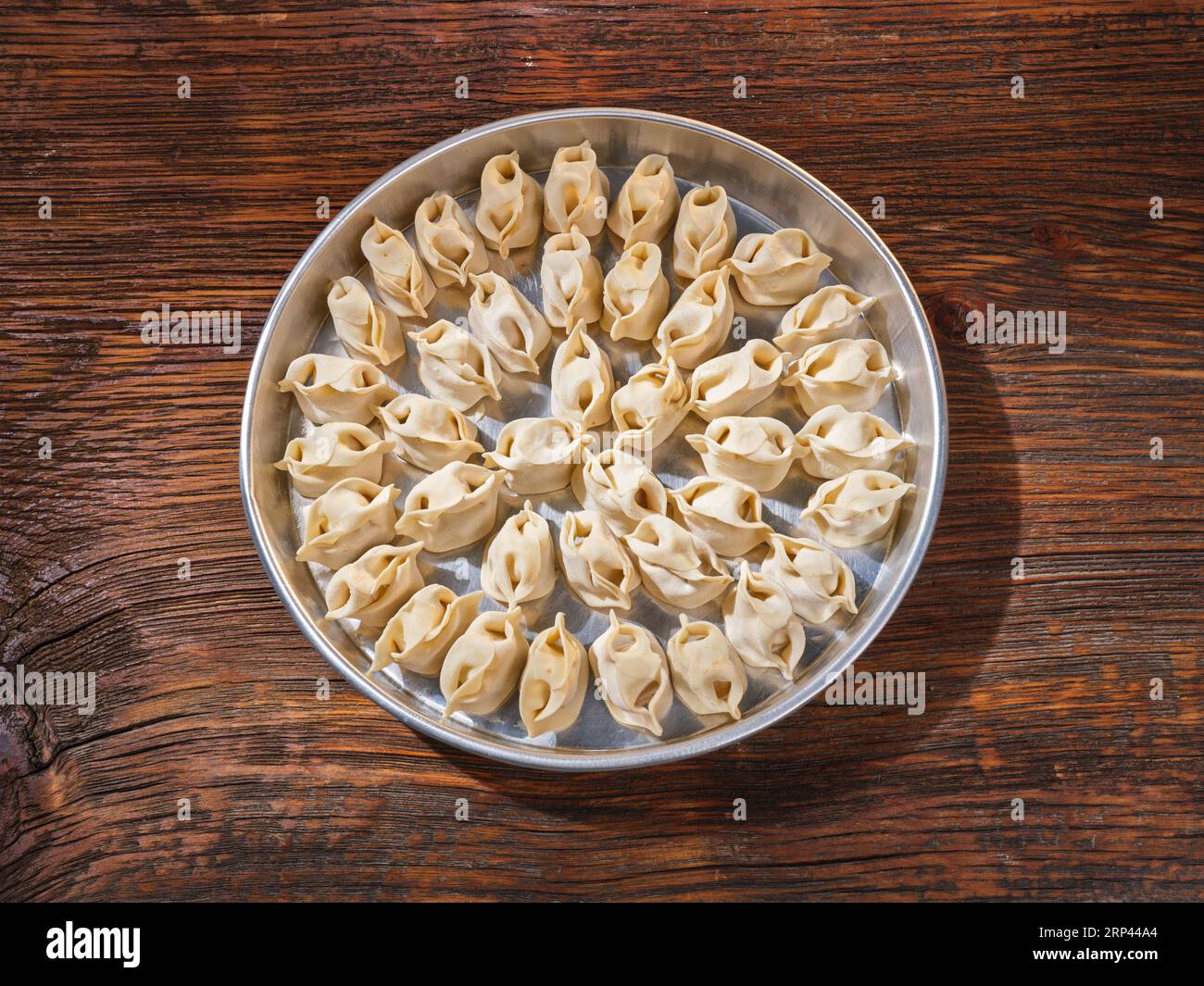 Traditional Turkish food and Ravioli, Manti, on a beautiful background ...