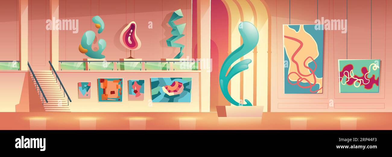 Museum of sculptures Stock Vector Images - Alamy