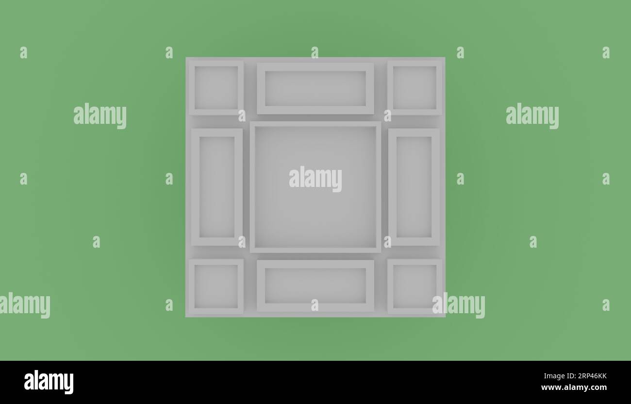 picture frame, render Stock Photo - Alamy