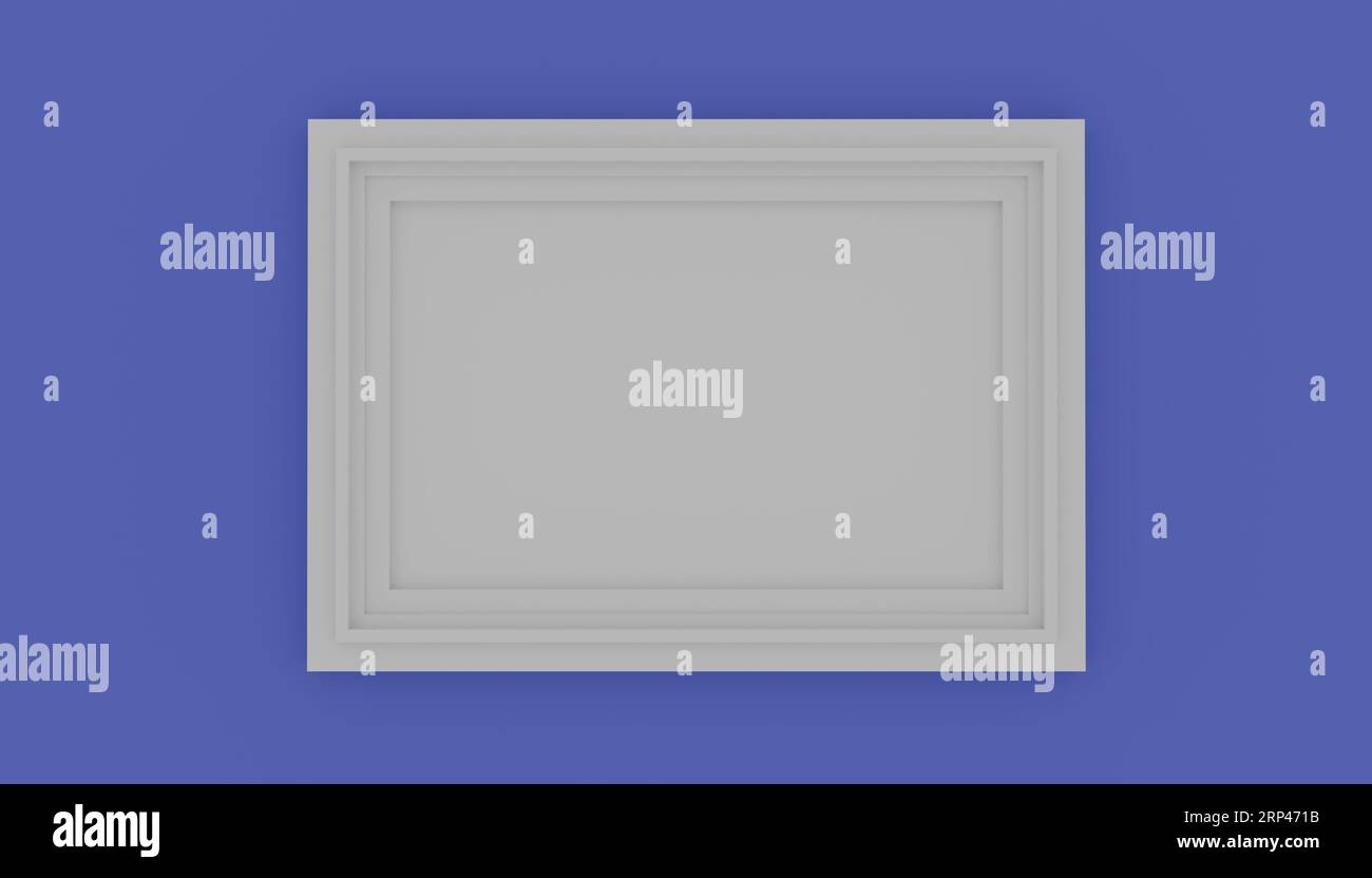 picture frame, render Stock Photo - Alamy