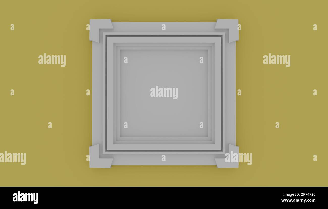 picture frame, render Stock Photo - Alamy