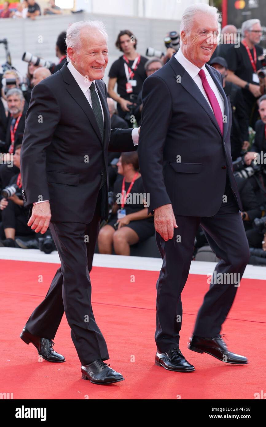 VENICE, ITALY - Aug 31: Michael Mann and Piero Ferrari attend a red ...