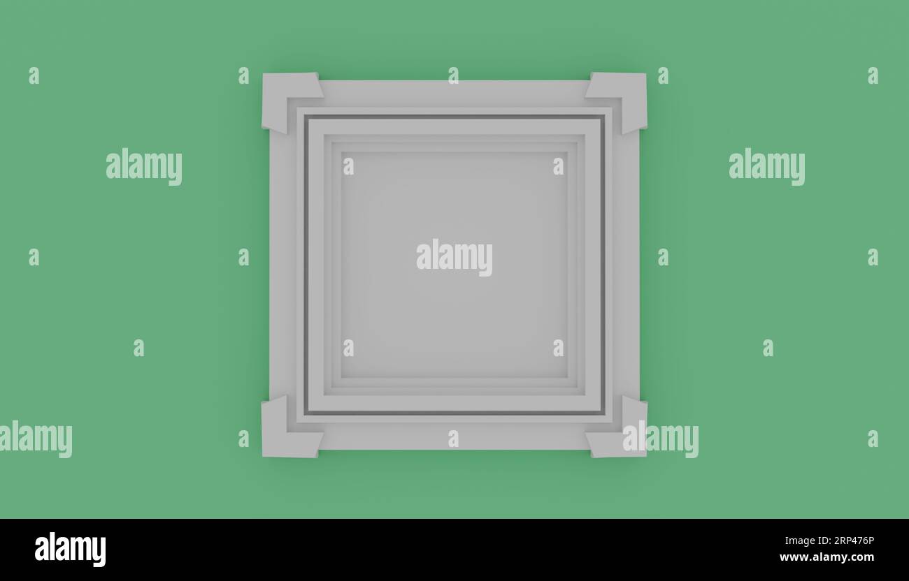 picture frame, render Stock Photo - Alamy