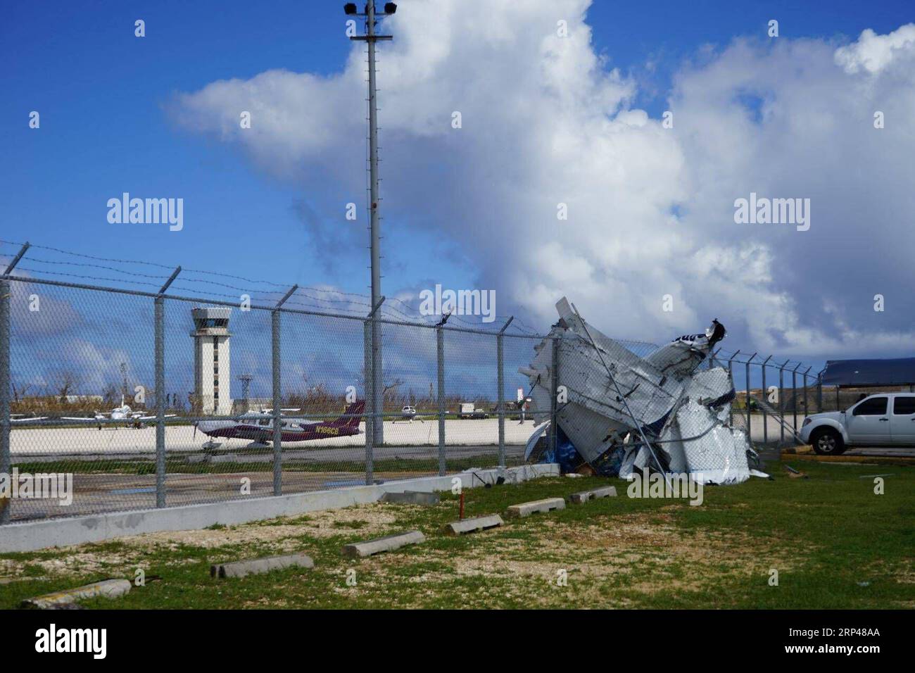 Typhoon yutu tinian damage hi-res stock photography and images - Alamy