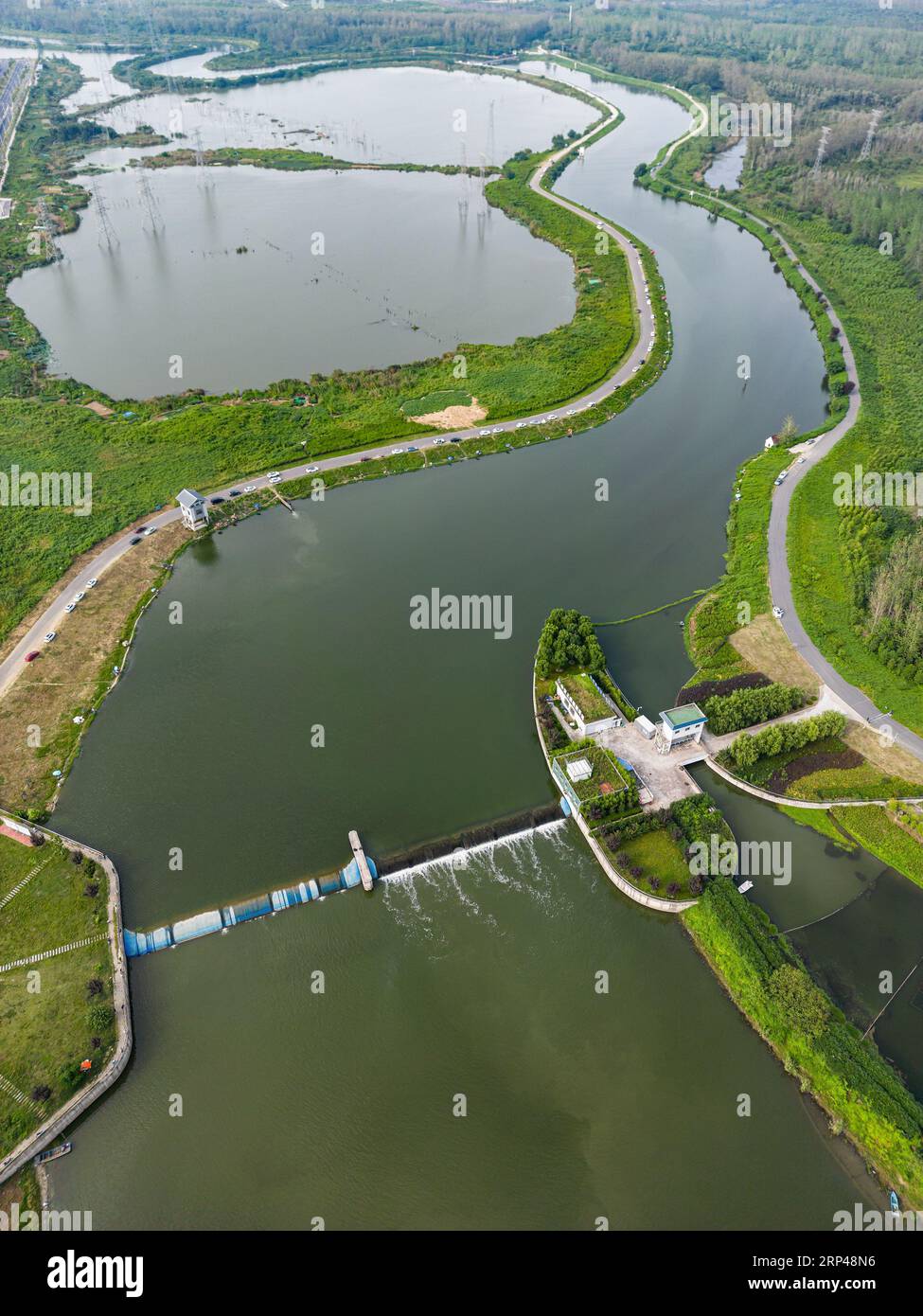 HEFEI, CHINA - SEPTEMBER 2, 2023 - Aerial photo taken on September 2 ...
