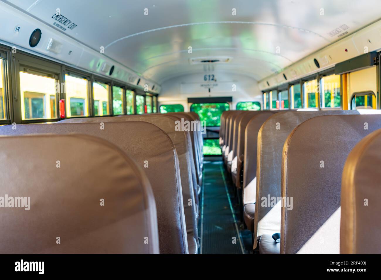 Usa school bus seat hi-res stock photography and images - Alamy