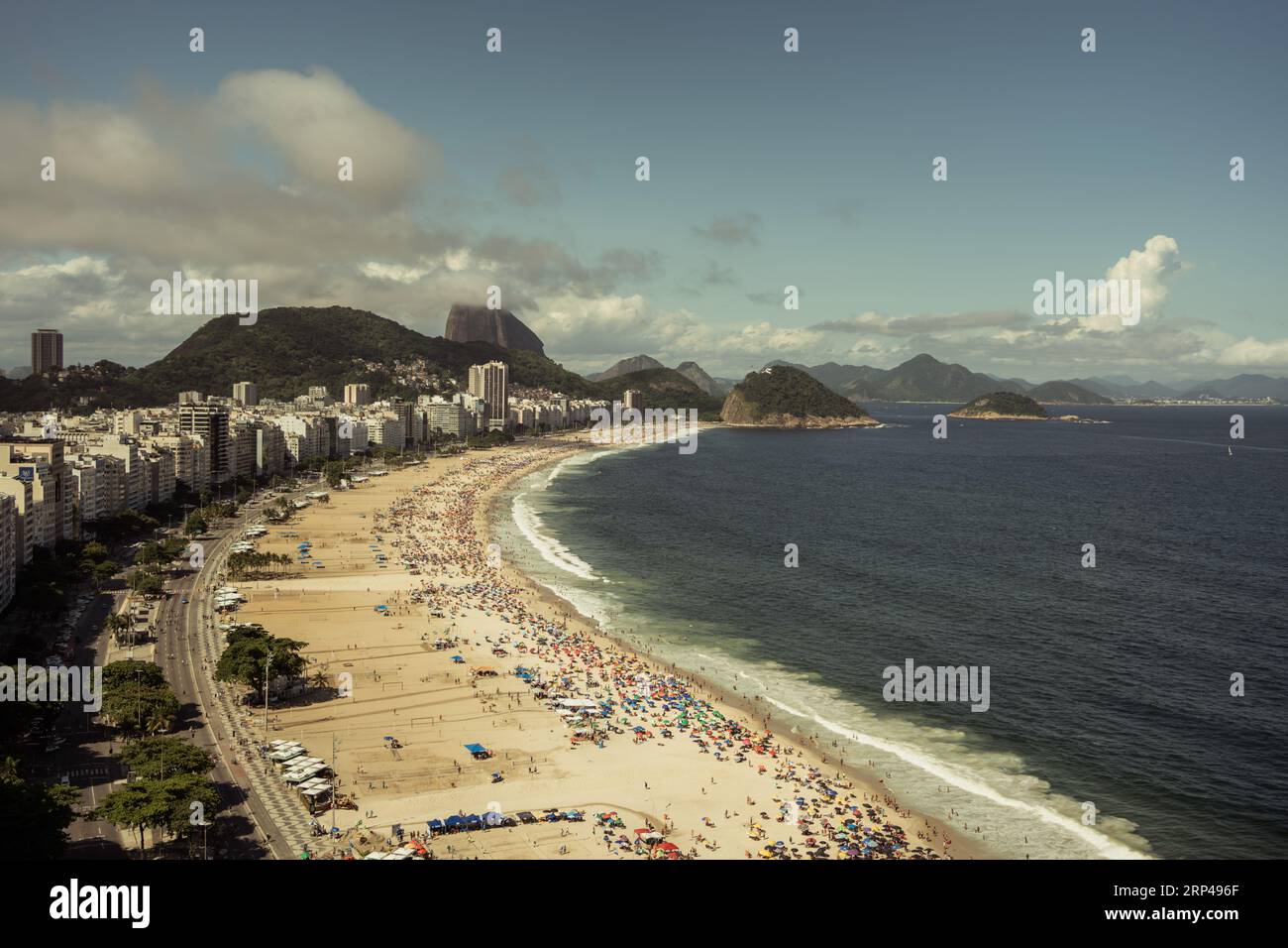 Rio de Janeiro beach. View from a height Stock Photo - Alamy