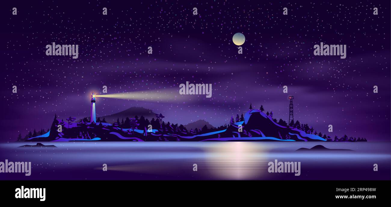 Alone on the seafront Stock Vector Images - Alamy