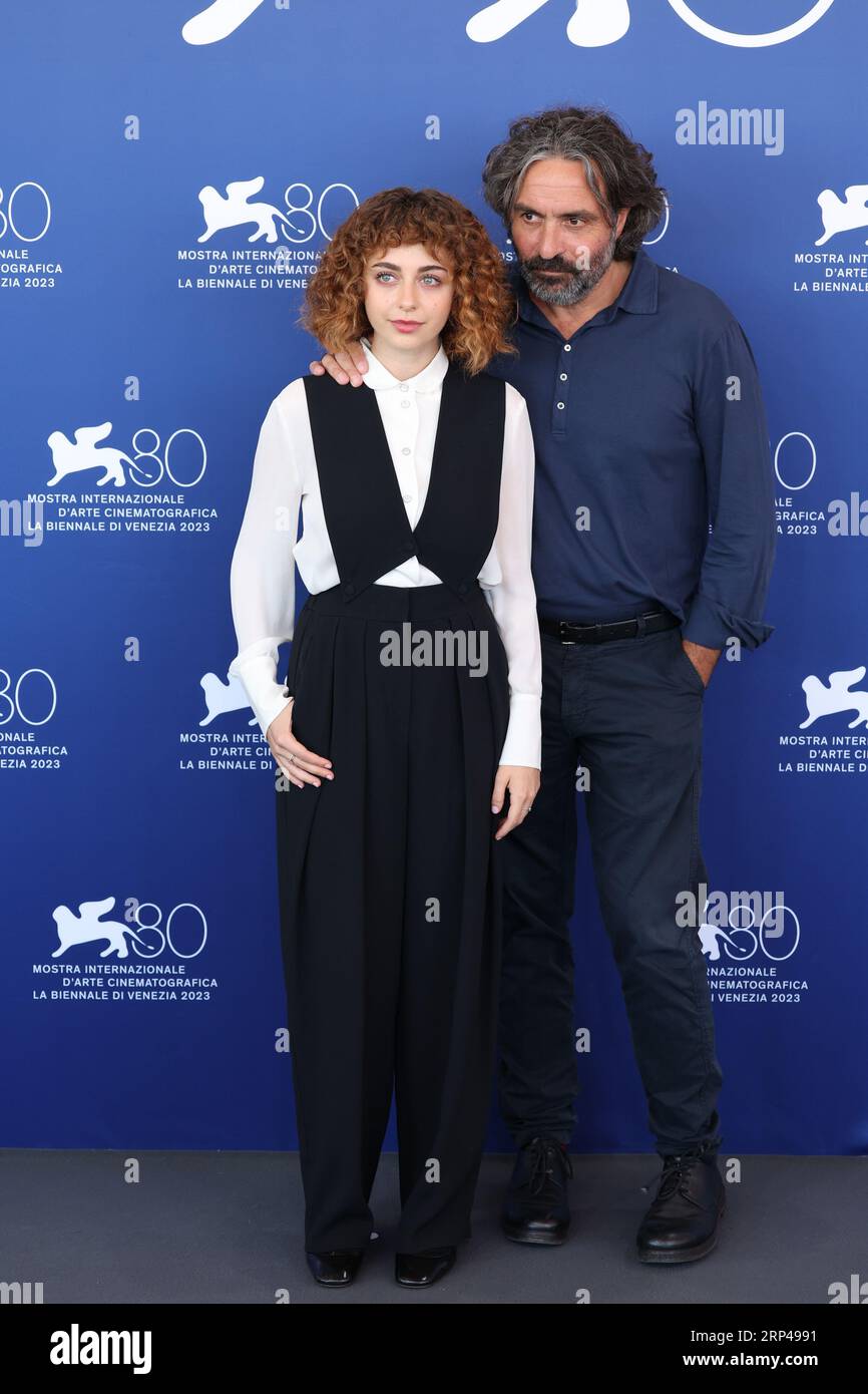 Italian actress Rebecca Antonaci and Italian director Saverio Costanzo ...