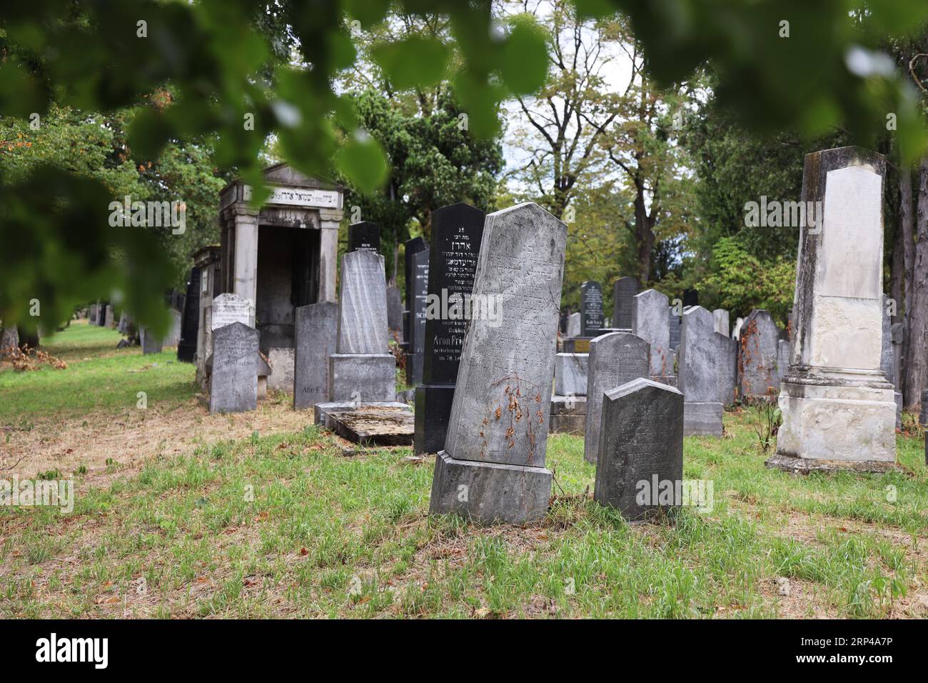 Historic weathered gravestones in hi-res stock photography and images ...
