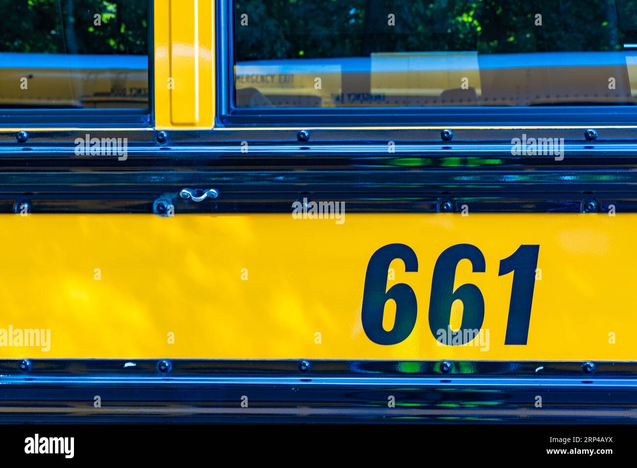 School bus driver windshield hi-res stock photography and images - Alamy