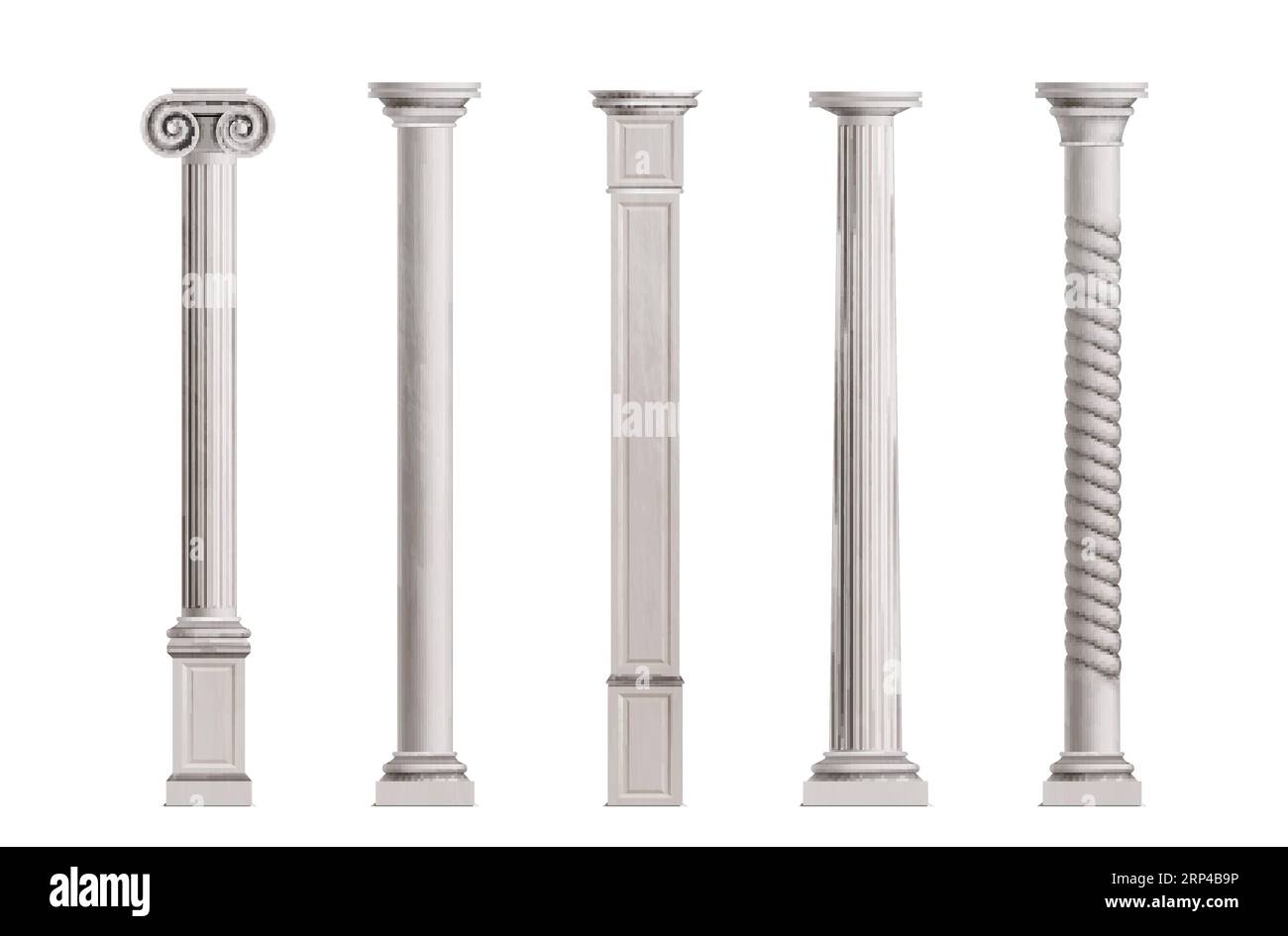 Doric columns illustrations Stock Vector Images - Alamy