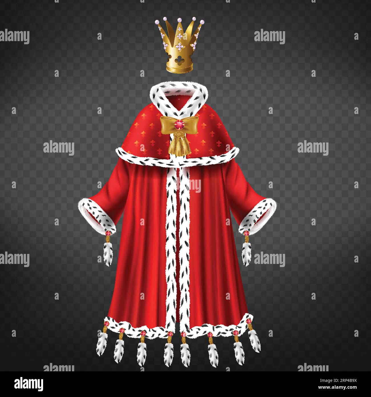 Queens coronation ceremony Stock Vector Images - Alamy