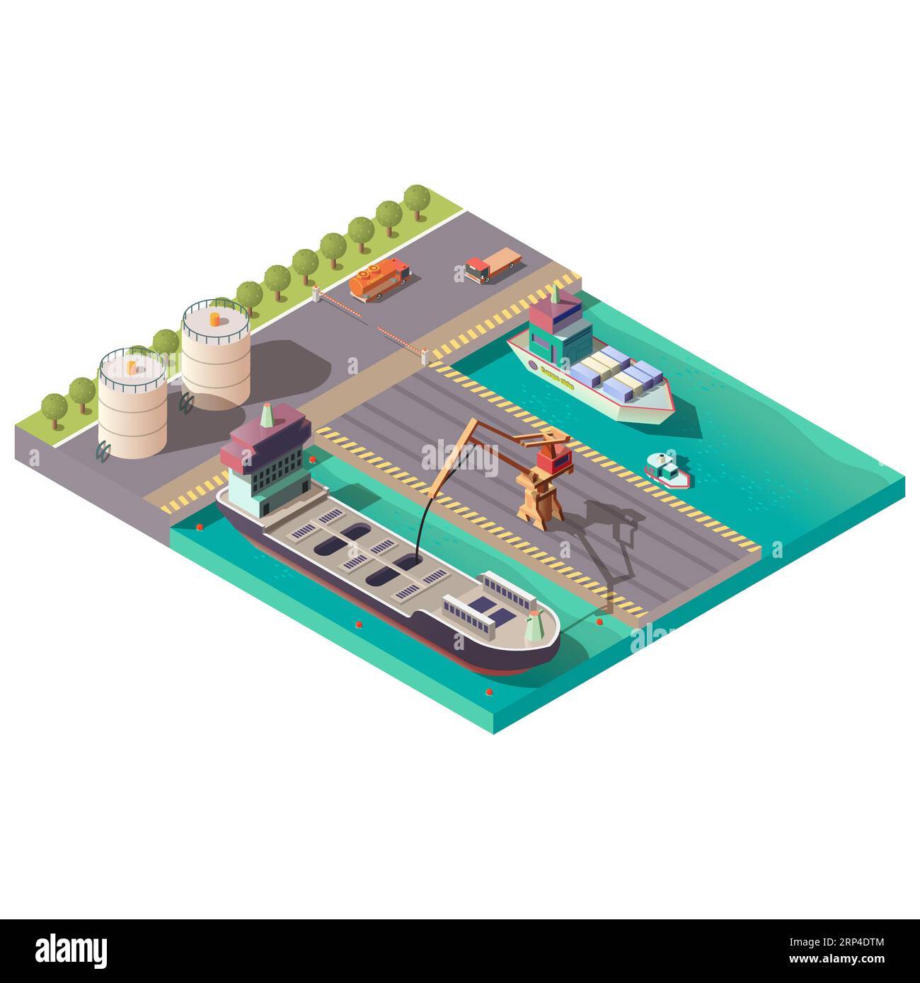 Industrial liquid containers Stock Vector Images - Alamy