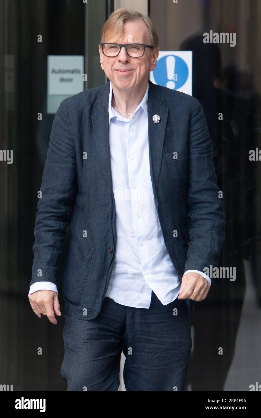 London, UK. 03 Sep 2023. Actor Timothy Spall is seen at BBC ...