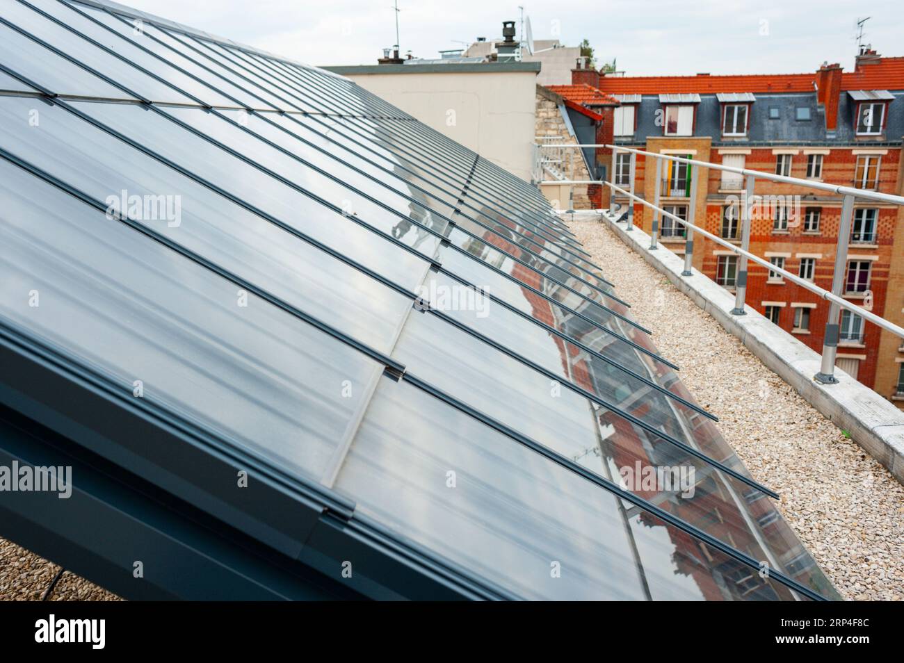 Paris, France, Details, Outside Public Housing, HLM Building, Solar ...