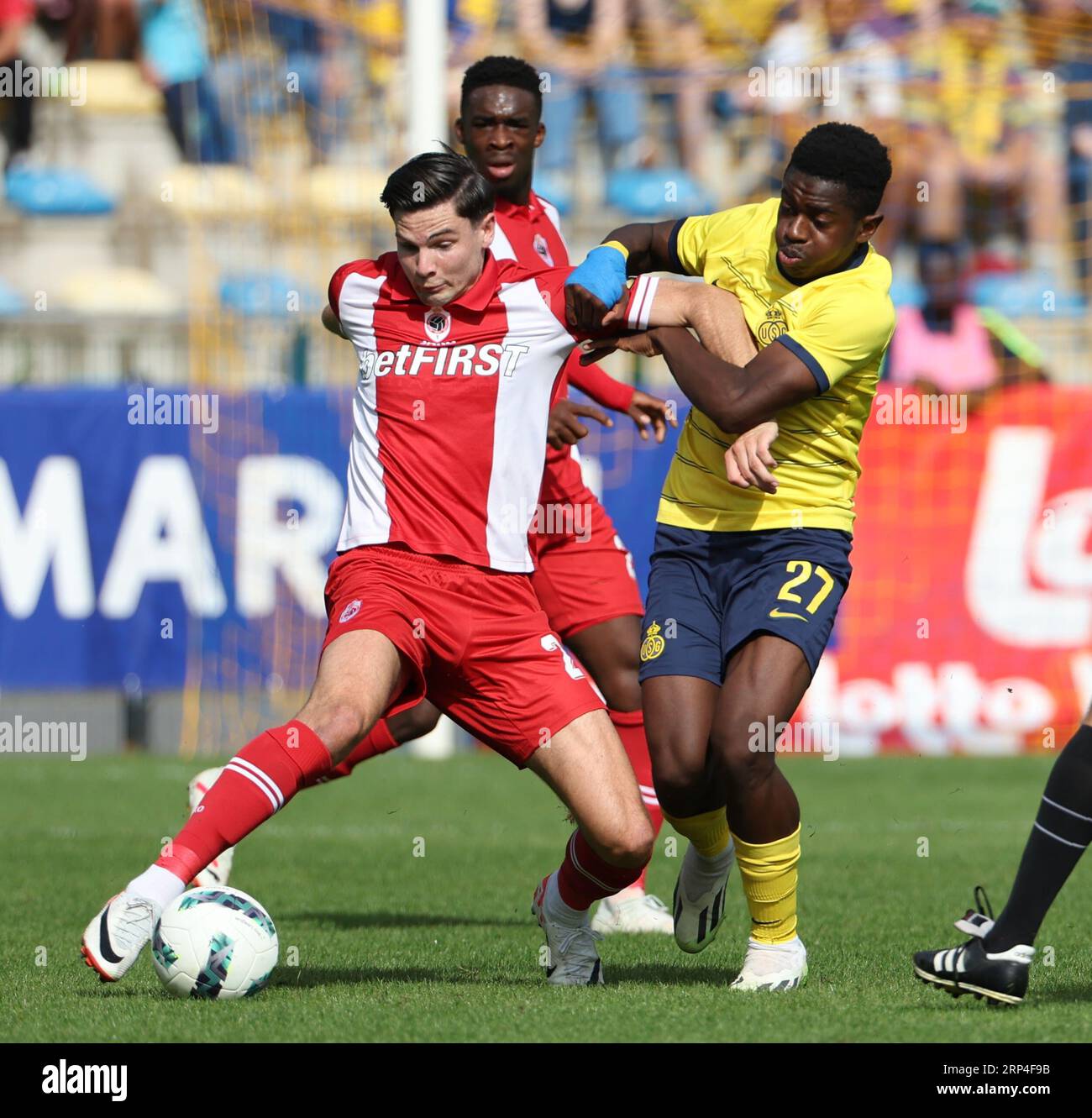 Brussels, Belgium. 03rd Sep, 2023. Antwerp's Jurgen Peter Ekkelenkamp ...