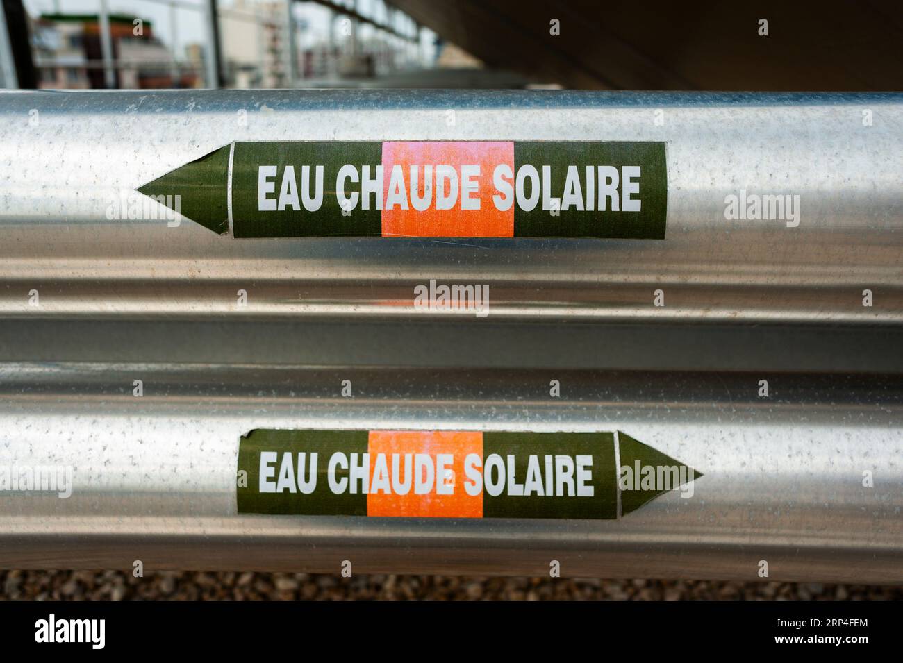 Paris, France, Details, Outside Public Housing, HLM Building, Solar ...