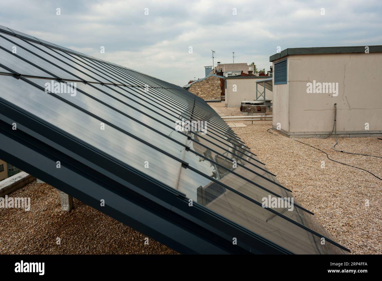 Paris, France, Details, Outside Public Housing, HLM Building, Solar ...